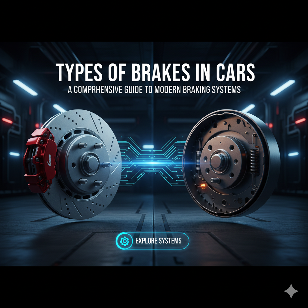 detailed comparison of disc brake and drum brake systems showing ...