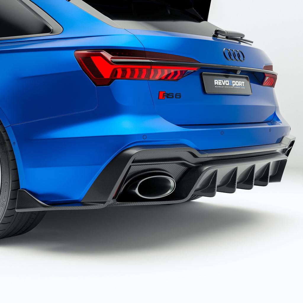 Audi RS6 C8 Carbon Fiber Rear Diffuser – AME Motorsport
