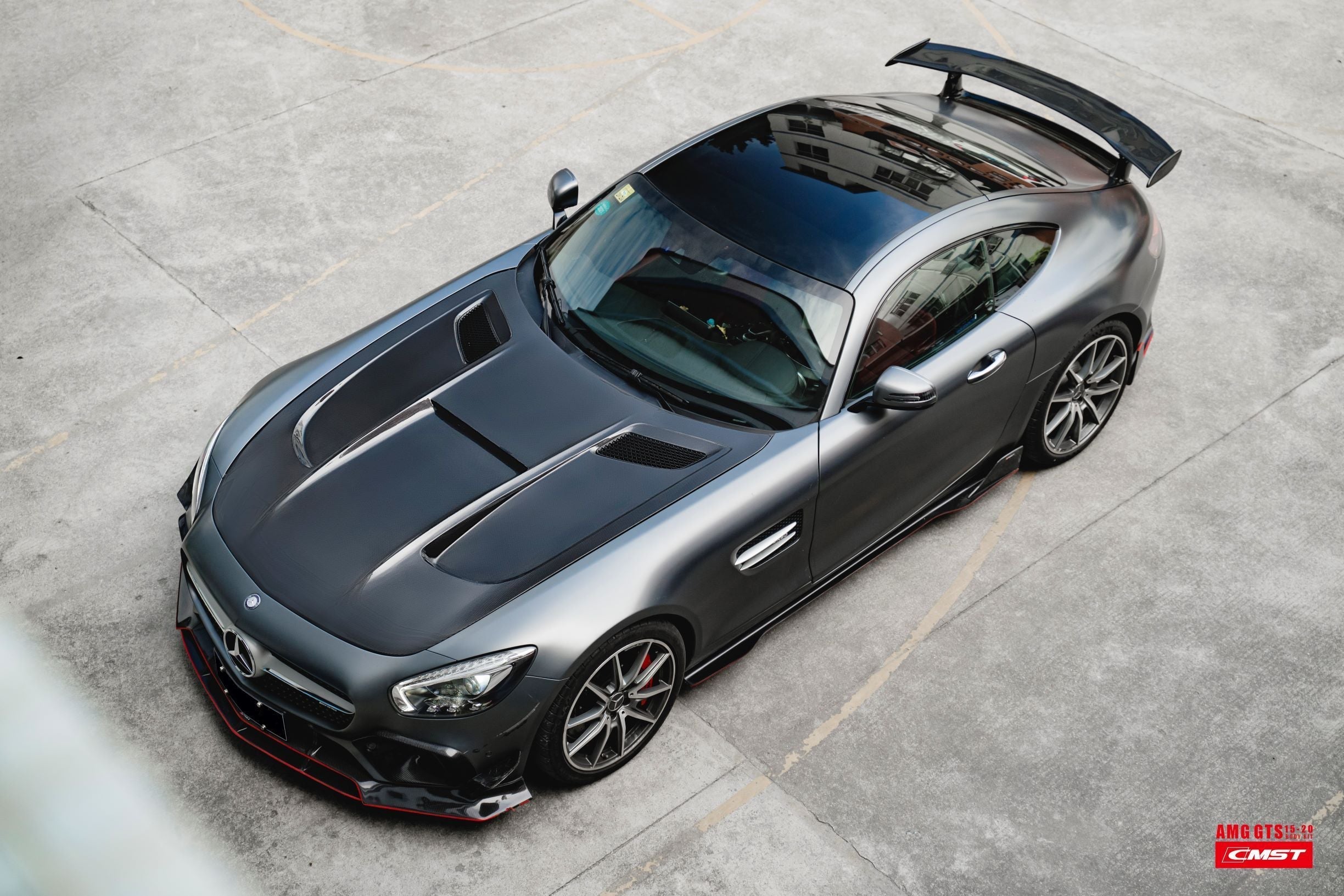 CMST Carbon Fiber Full Body Kit for Mercedes Benz C190 AMG GT GTS 2015 ...