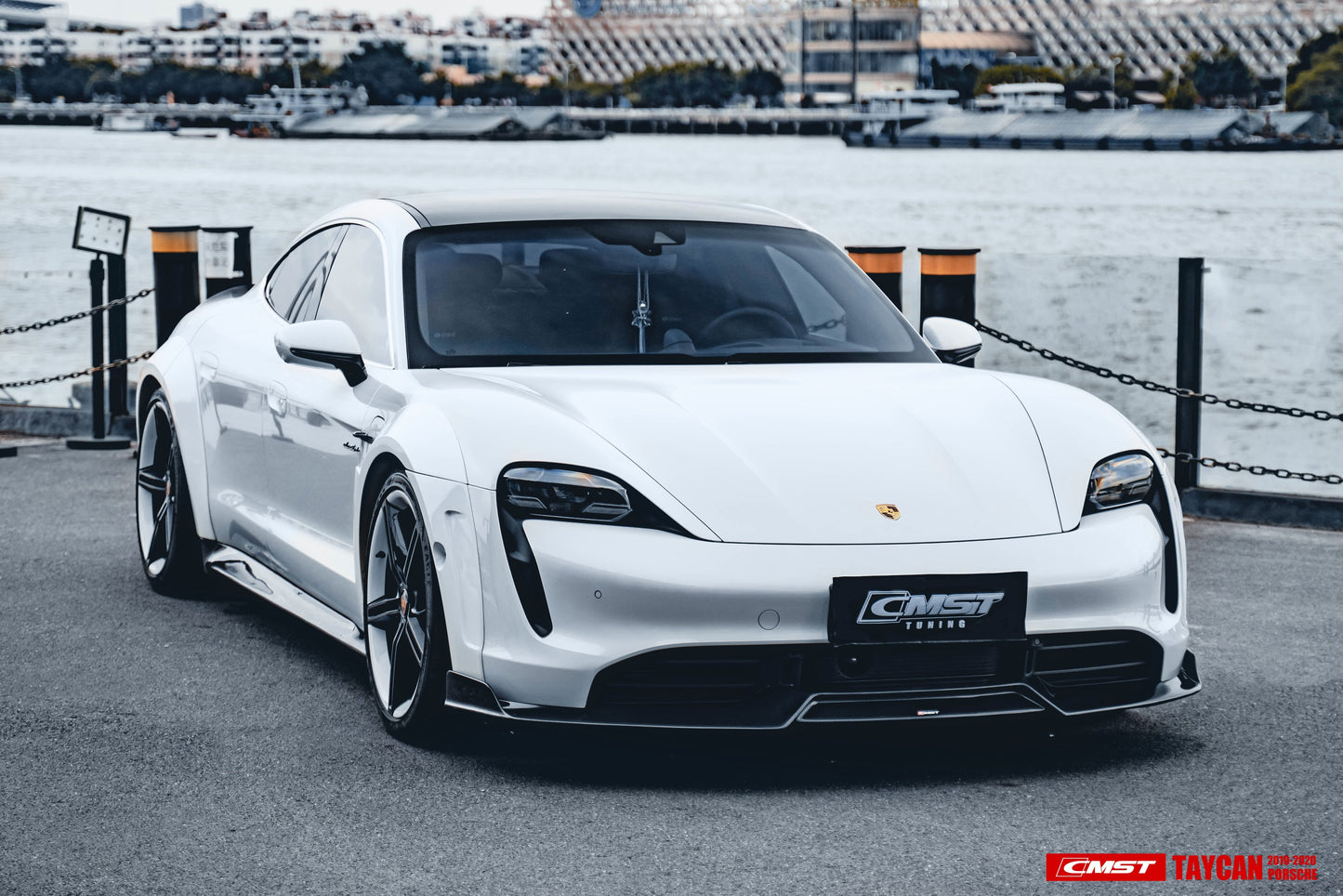 CMST Carbon Fiber Widebody Wheel Arches for Porsche Taycan & 4S & Turb ...