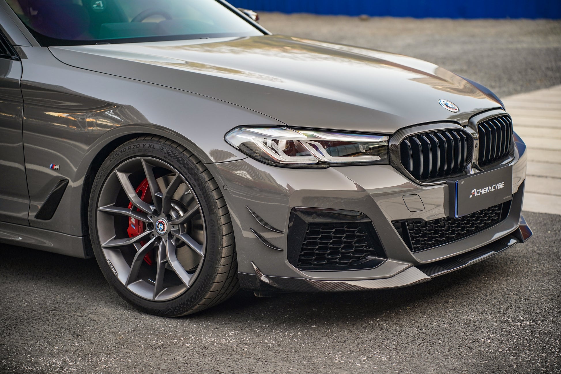 AchenCybe THE 5 Series G30/G31 LCI Carbon Front Spoiler 2021-2023 – AME ...