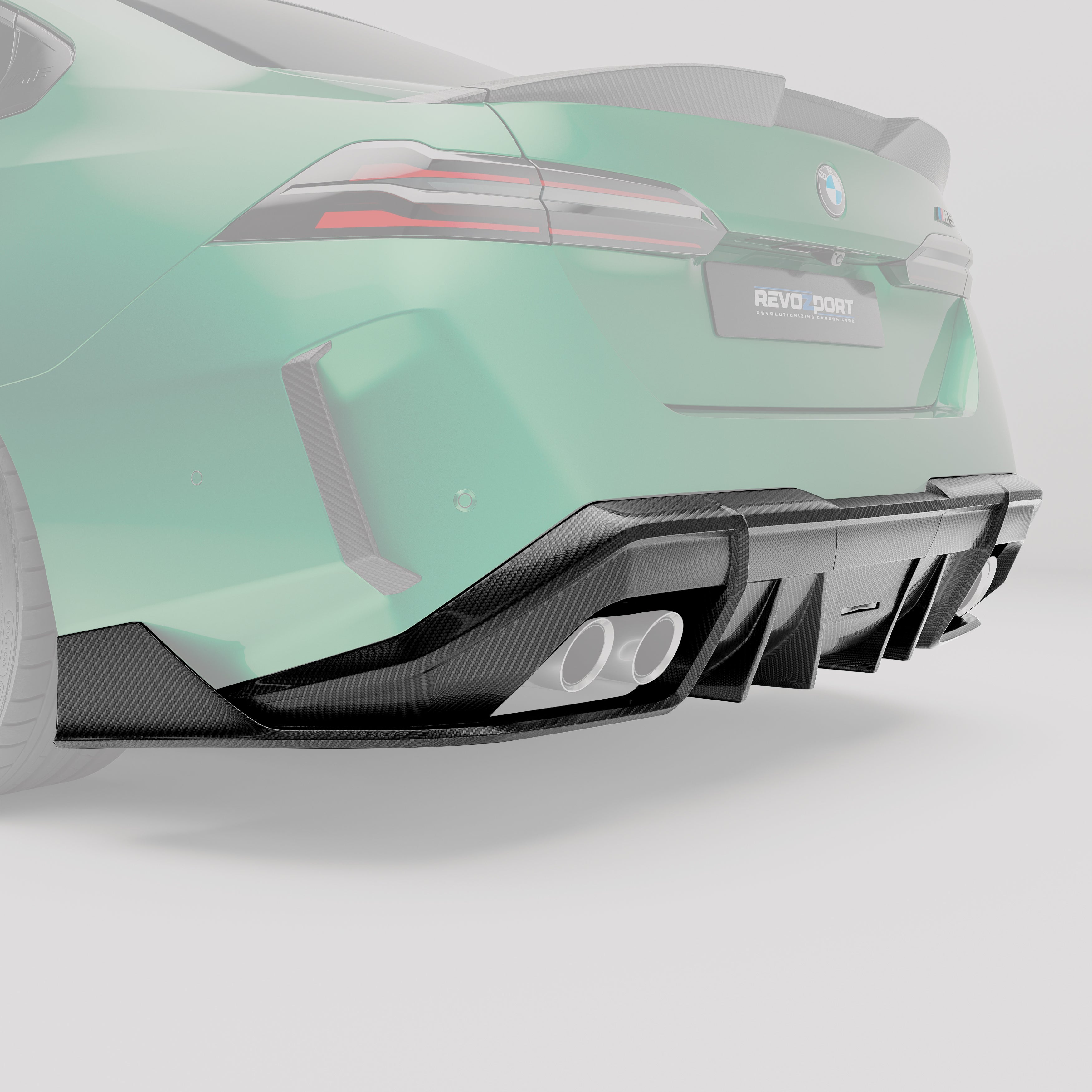BMW M5 G90 Carbon Fiber Rear Diffuser – AME Motorsport