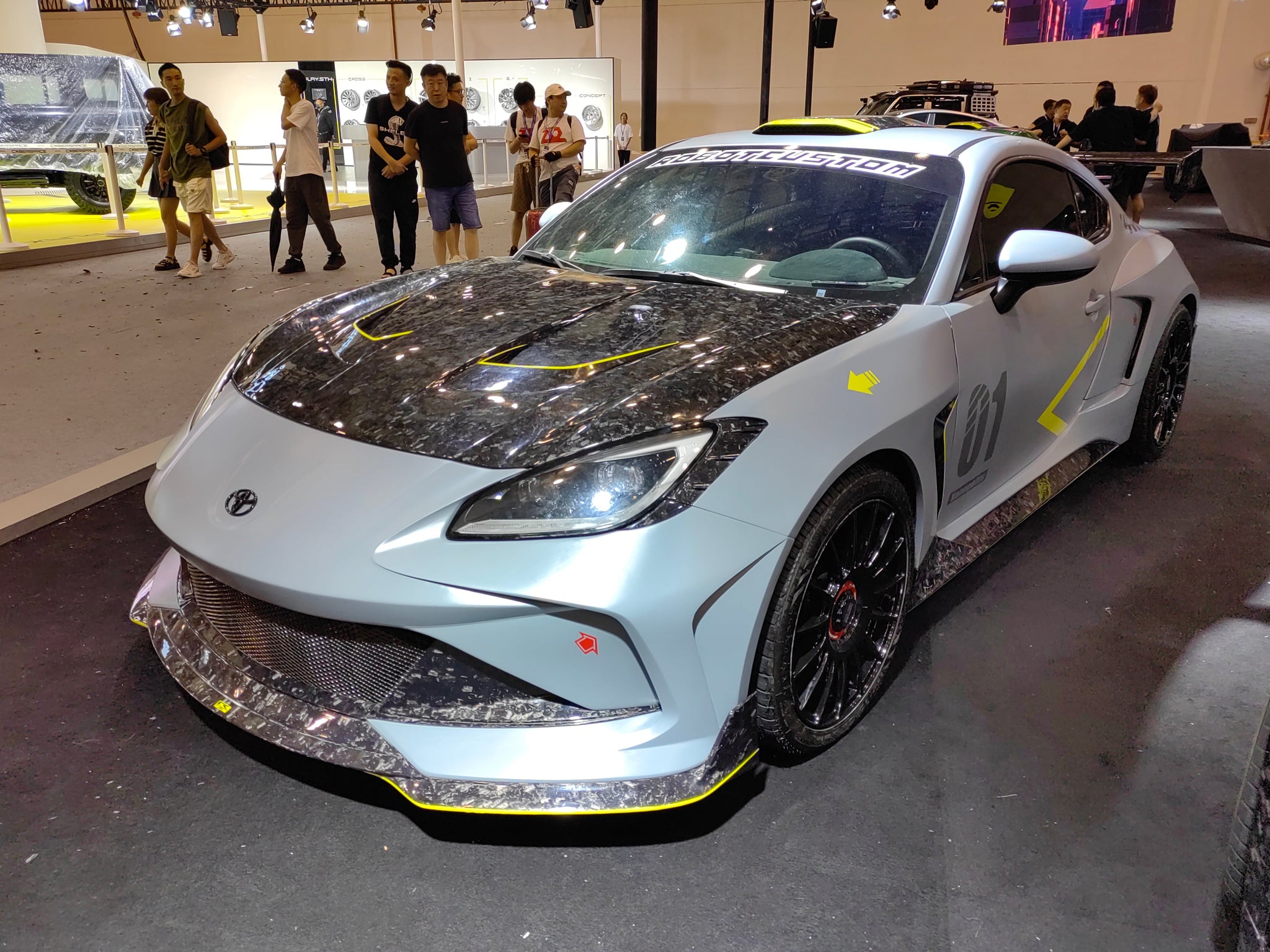 Robot "SHINNING" Widebody Wheel Arches & Side Skirts For Toyota GR86 S ...